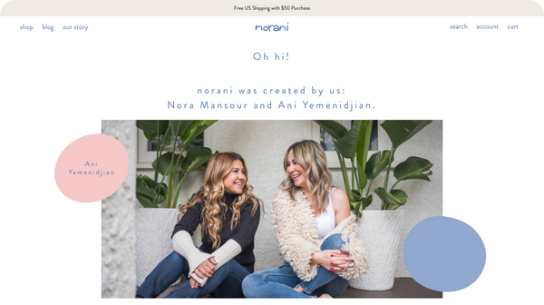 C2 Digital x Norani | Website Redesign, Development, Branding, Shopify